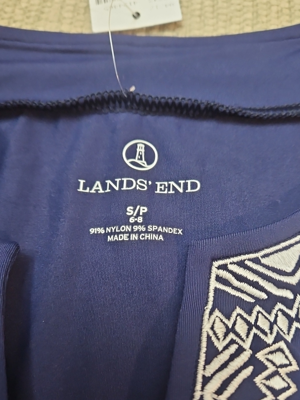 Lands' End | Swim | Lands End Rash Guard Swim Top Embroidered ...